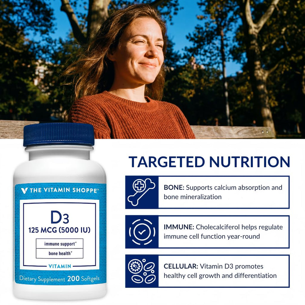 Vitamin D3 5000 IU for mood support