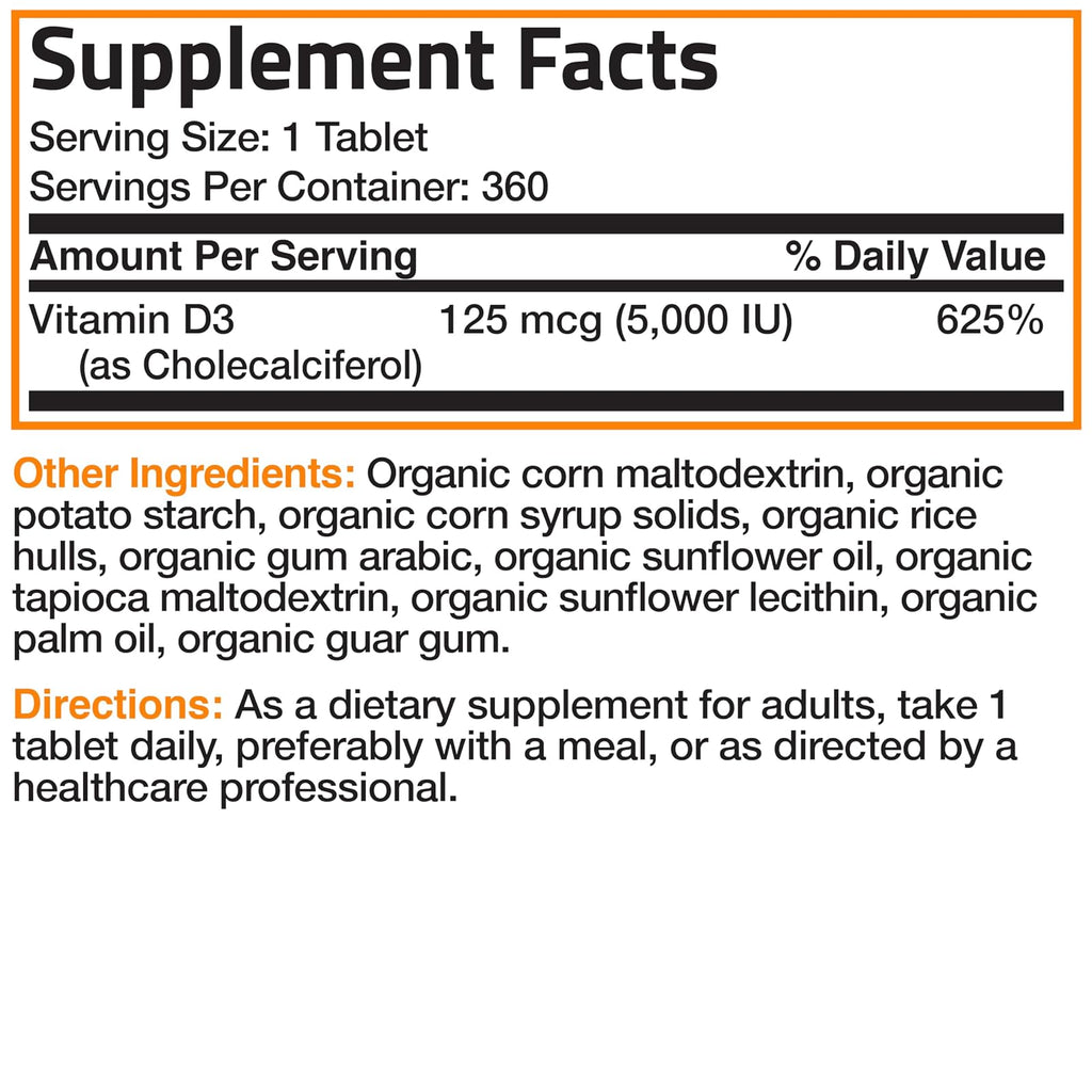 vitamin D3 5000 IU for overall wellness