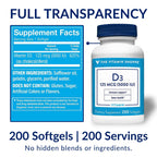 Vitamin D3 5000 IU for overall wellness