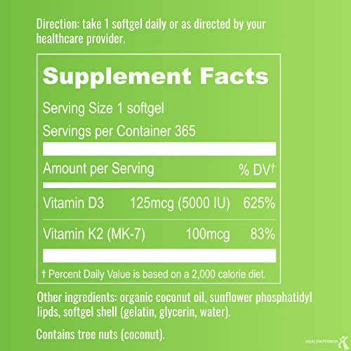 Vitamin D3 5000 IU immune support