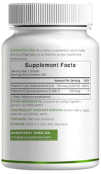 Vitamin D3 5000 IU softgels for energy