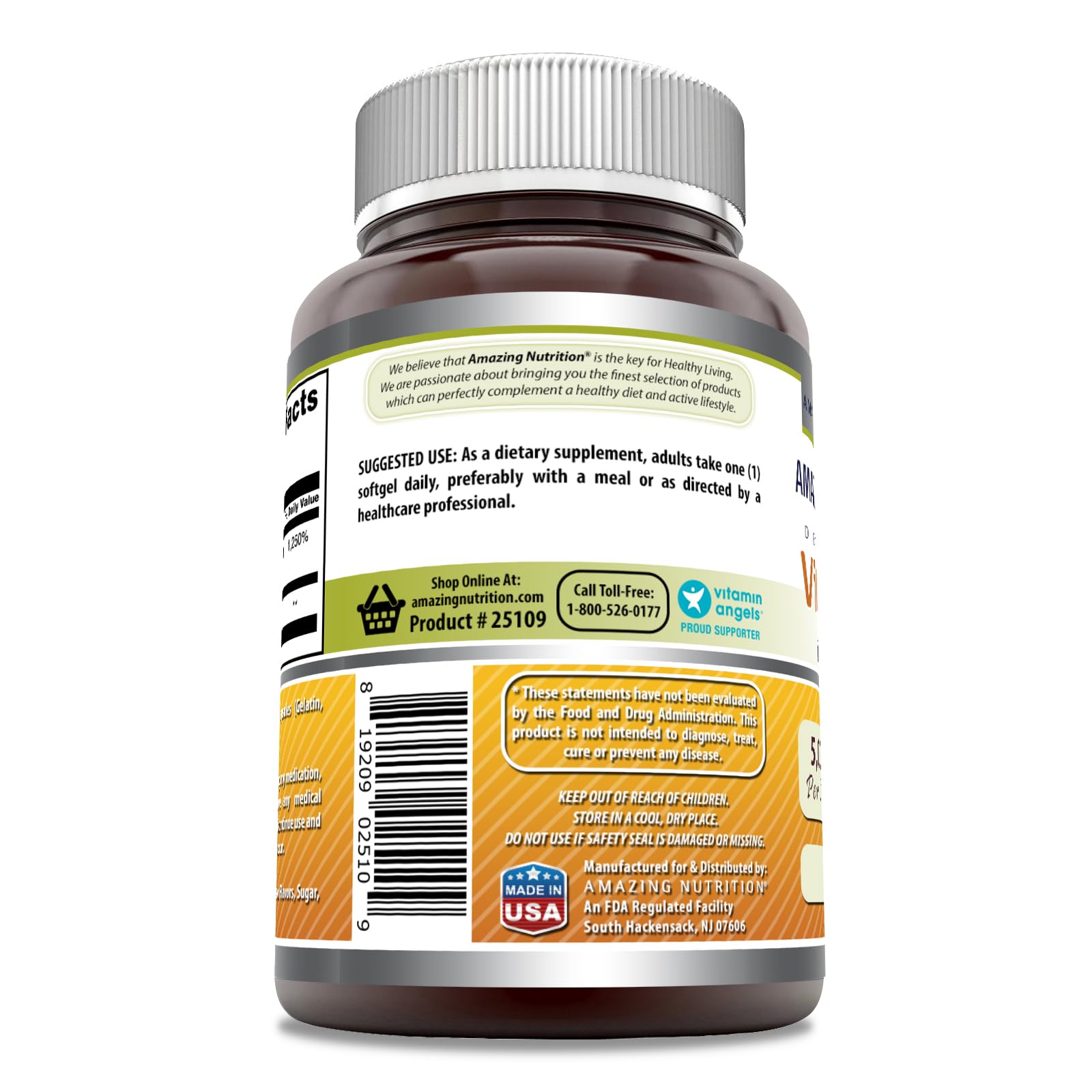 Vitamin D3 5000 IU softgels for immunity