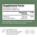 Vitamin D3 5000 IU softgels