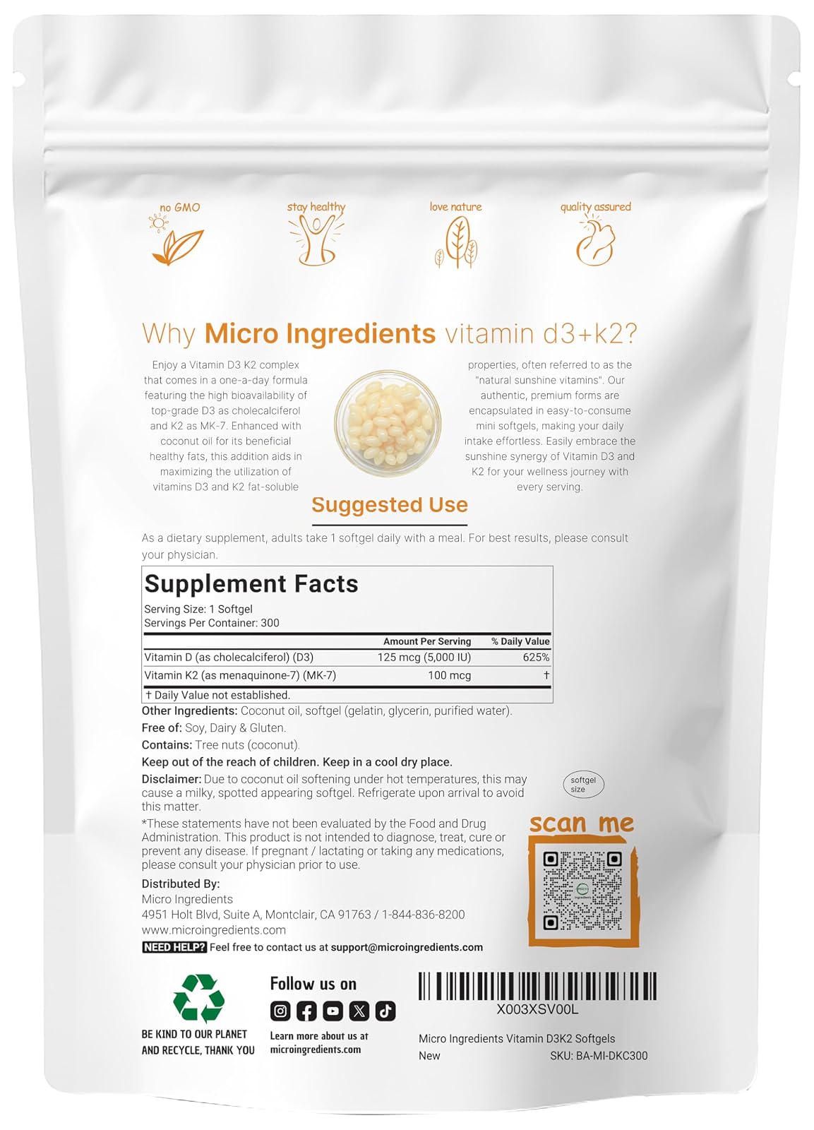 vitamin D3 5000 IU softgels