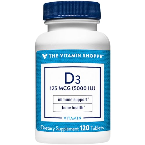 Vitamin D3 5000 IU softgels