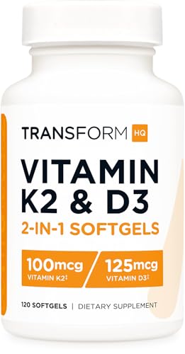 Vitamin D3 5000 IU with K2 benefits