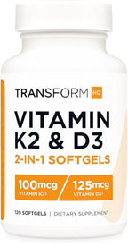 Vitamin D3 5000 IU with K2 benefits
