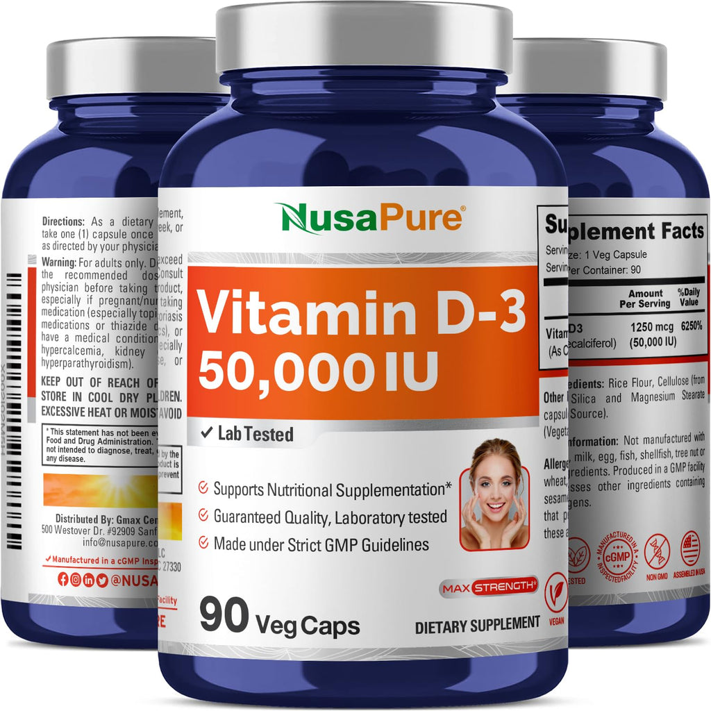 Vitamin D3 50000 IU benefits