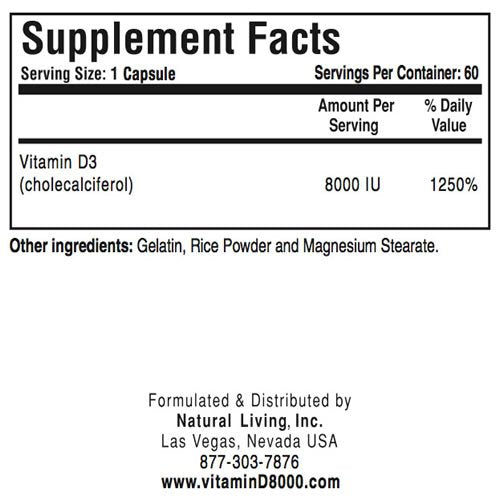 vitamin D3 8000 IU for bone health