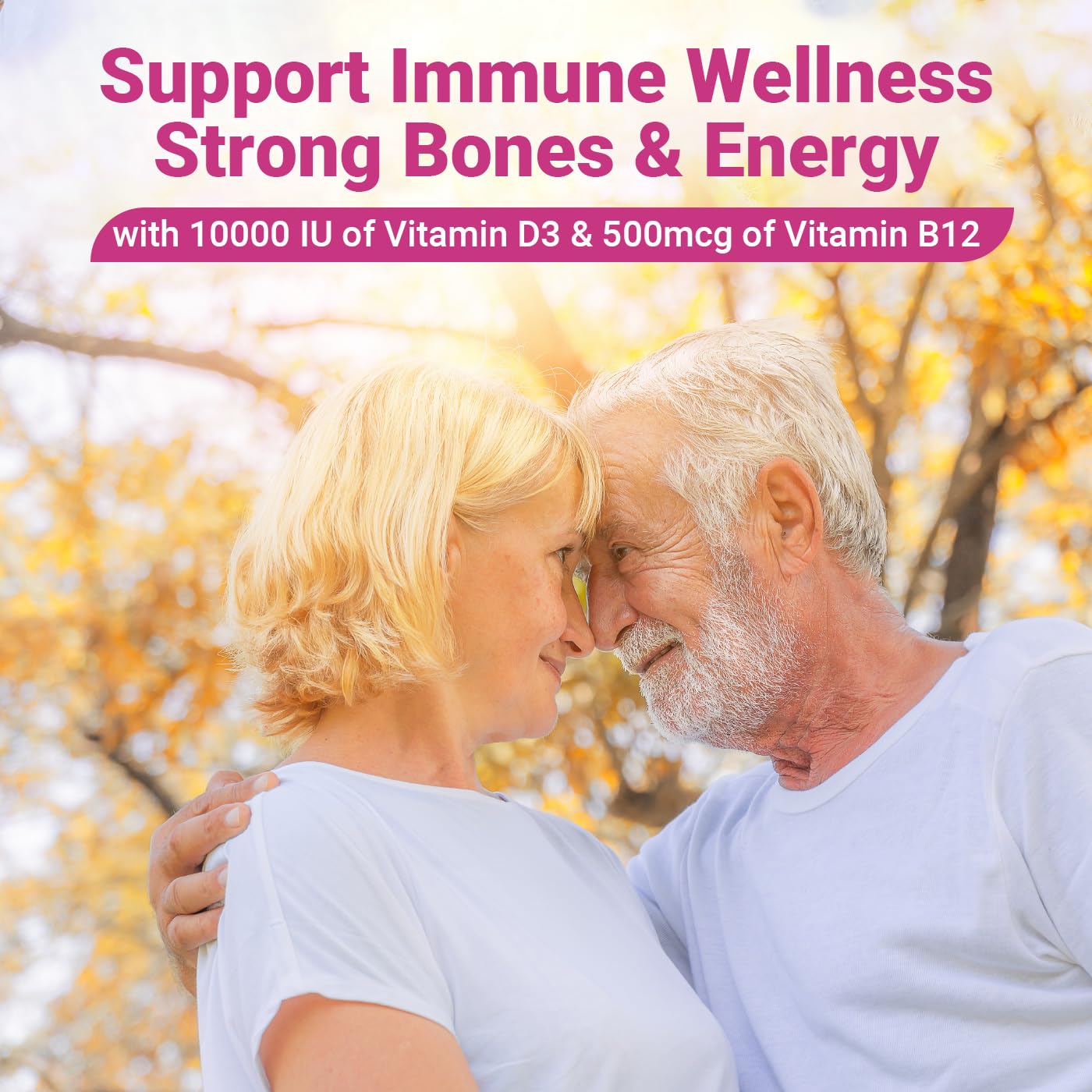 Vitamin D3 and B12 combo for wellness