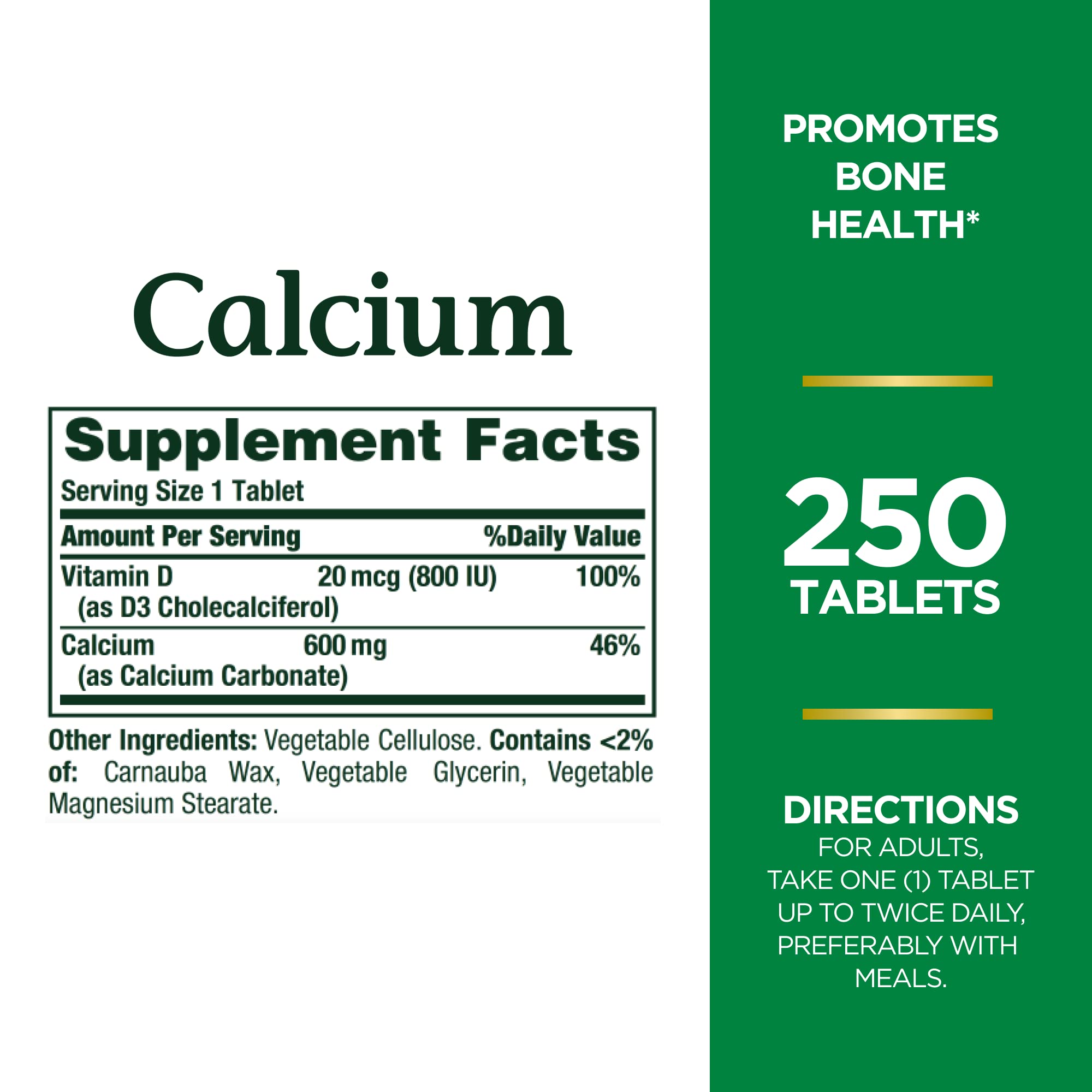 Vitamin D3 and calcium for immune support
