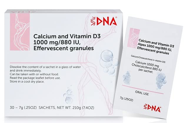vitamin D3 and calcium granules