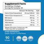 Vitamin D3 and K2 benefits