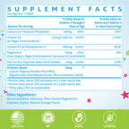 Vitamin D3 and K2 calcium supplement