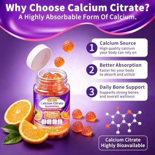 Vitamin D3 and K2 calcium supplement