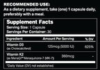 vitamin D3 and K2 combination