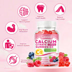 Vitamin D3 and K2 enriched calcium