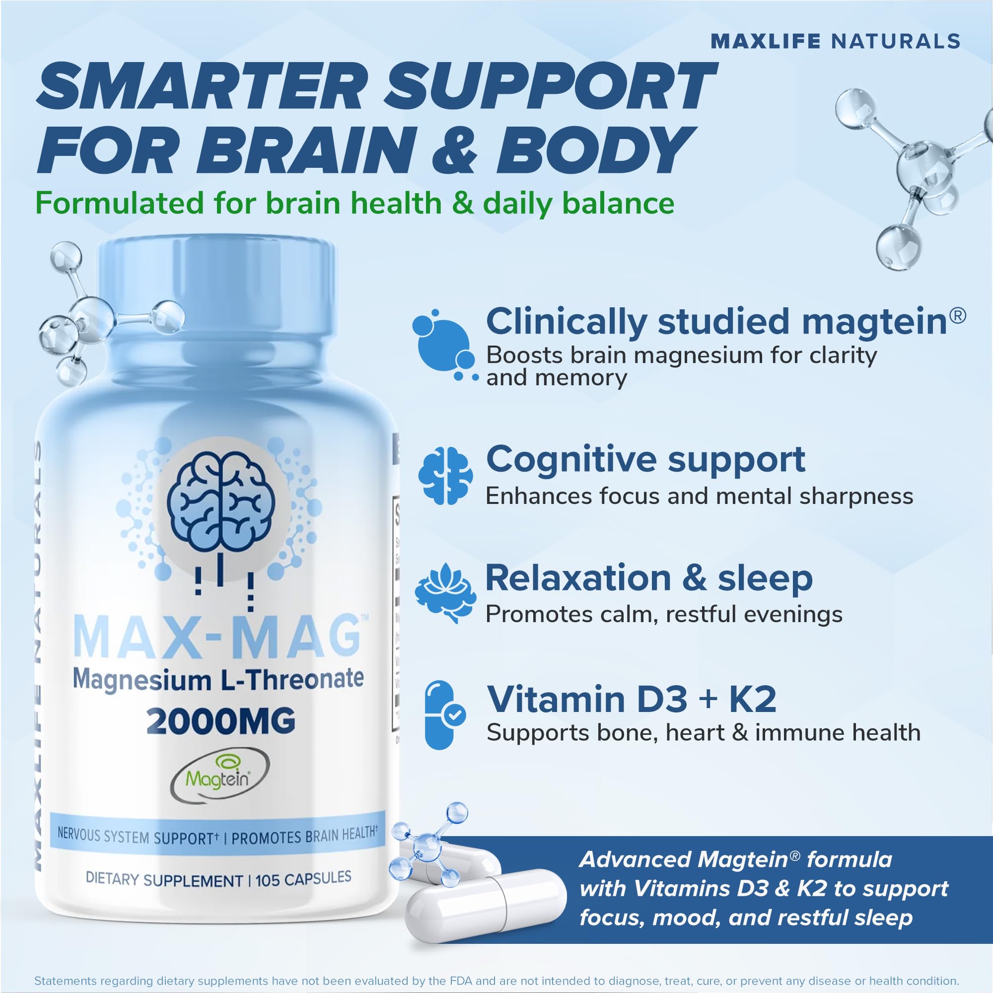 Vitamin D3 and K2 enriched magnesium