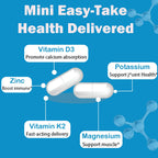 Vitamin D3 and K2 enriched minerals
