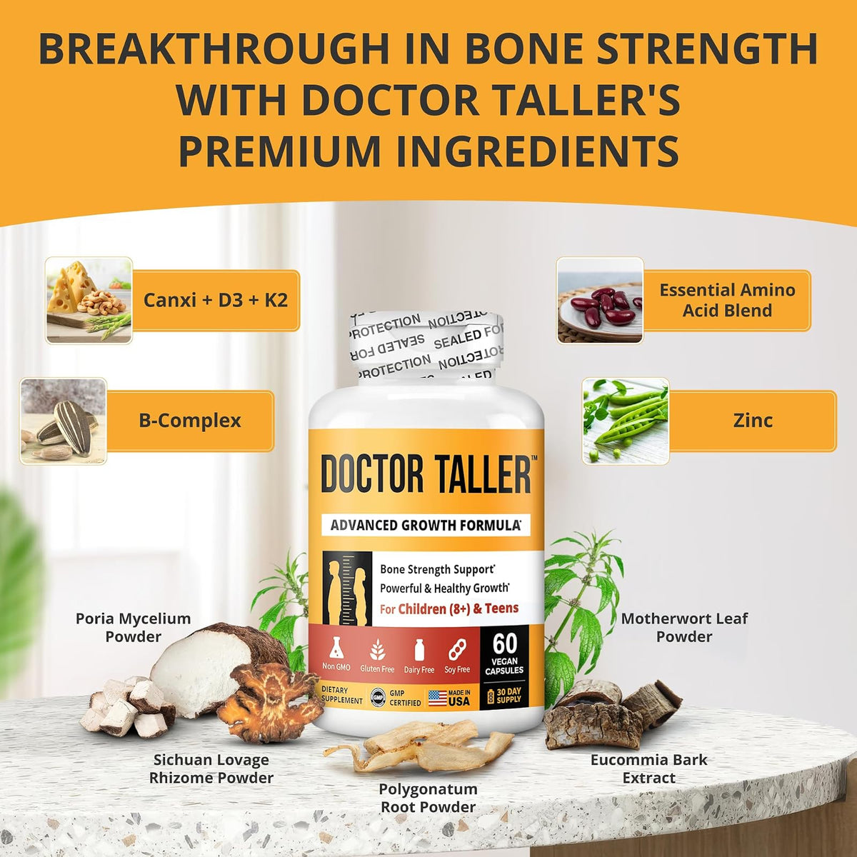 Vitamin D3 and K2 for bone health