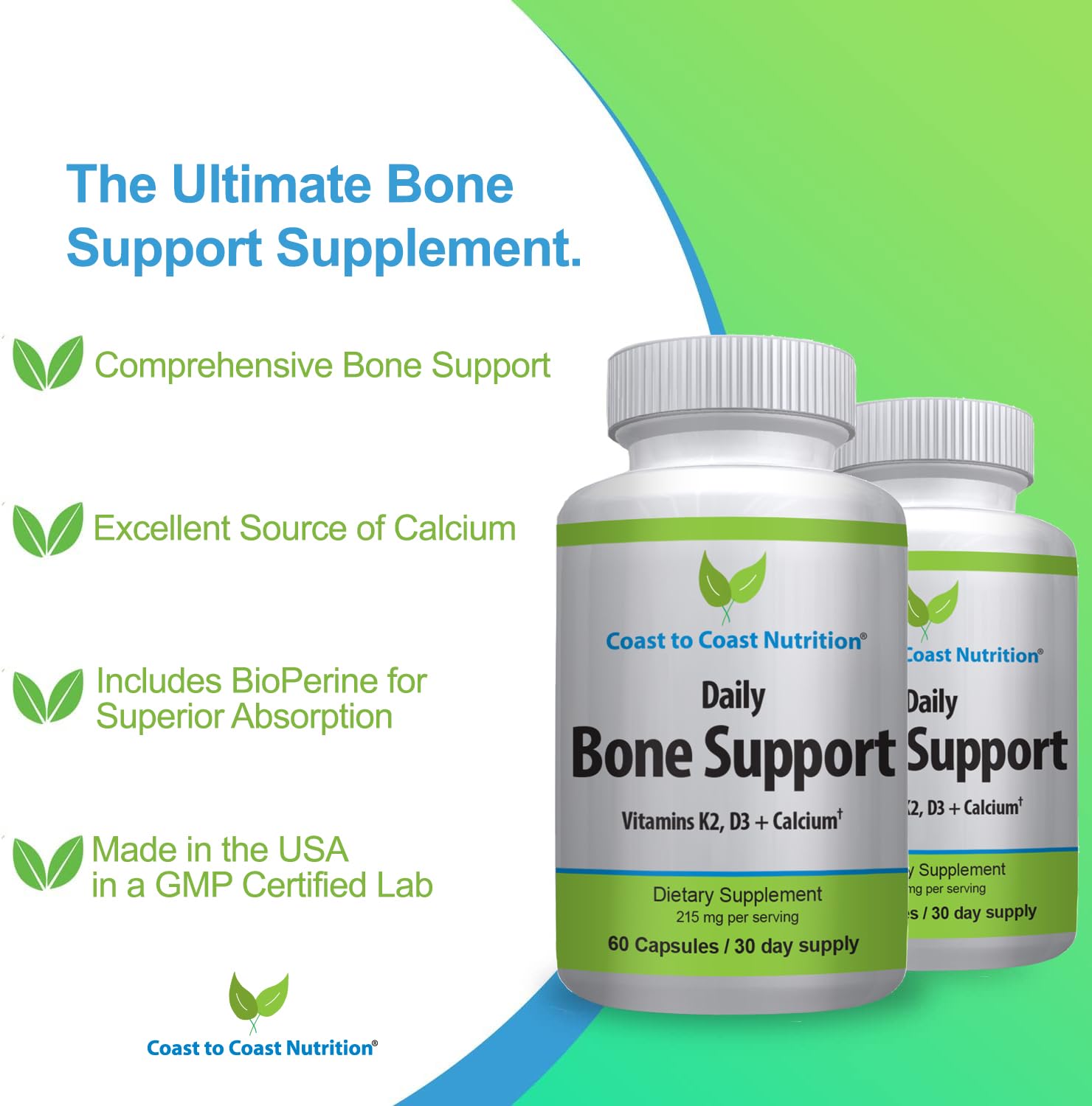 vitamin D3 and K2 for calcium absorption