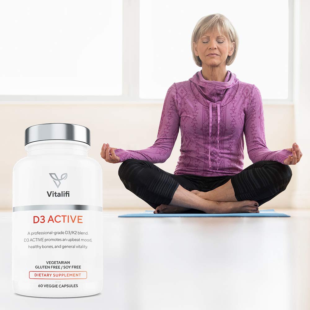Vitamin D3 and K2 for immune support