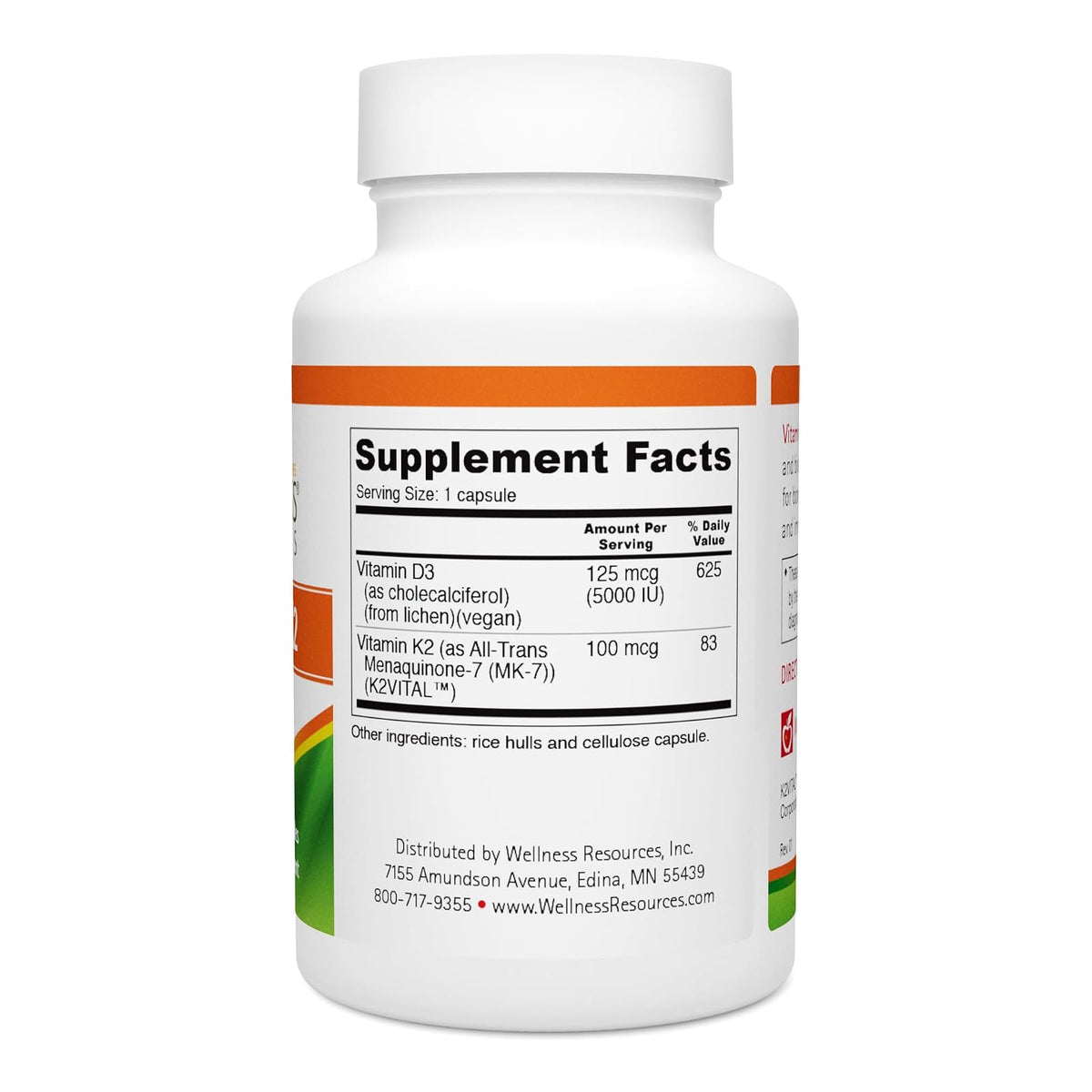 Vitamin D3 and K2 for immunity