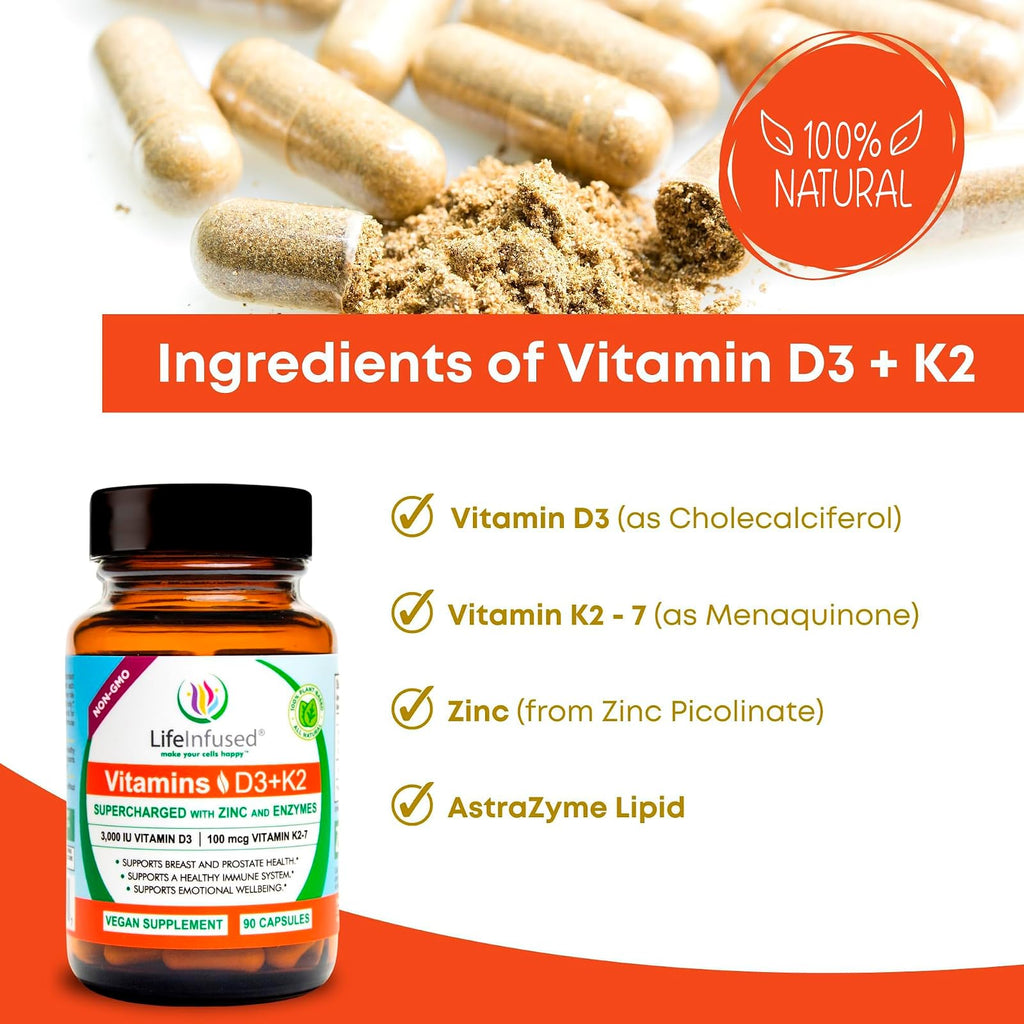 vitamin D3 and K2 MK-7 blend