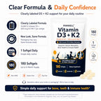 Vitamin D3 and K2 MK-7 combination