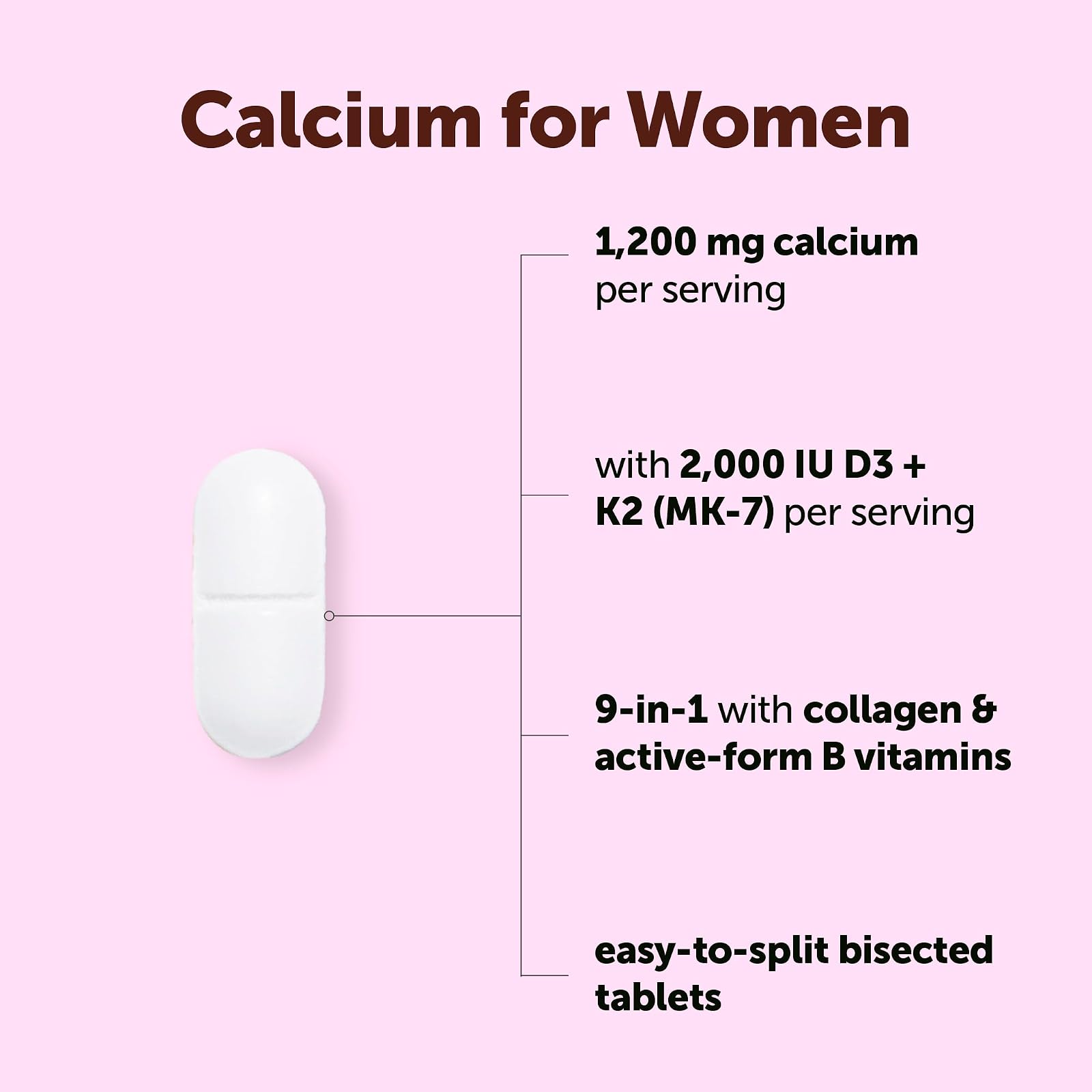 Vitamin D3 and K2 supplement benefits