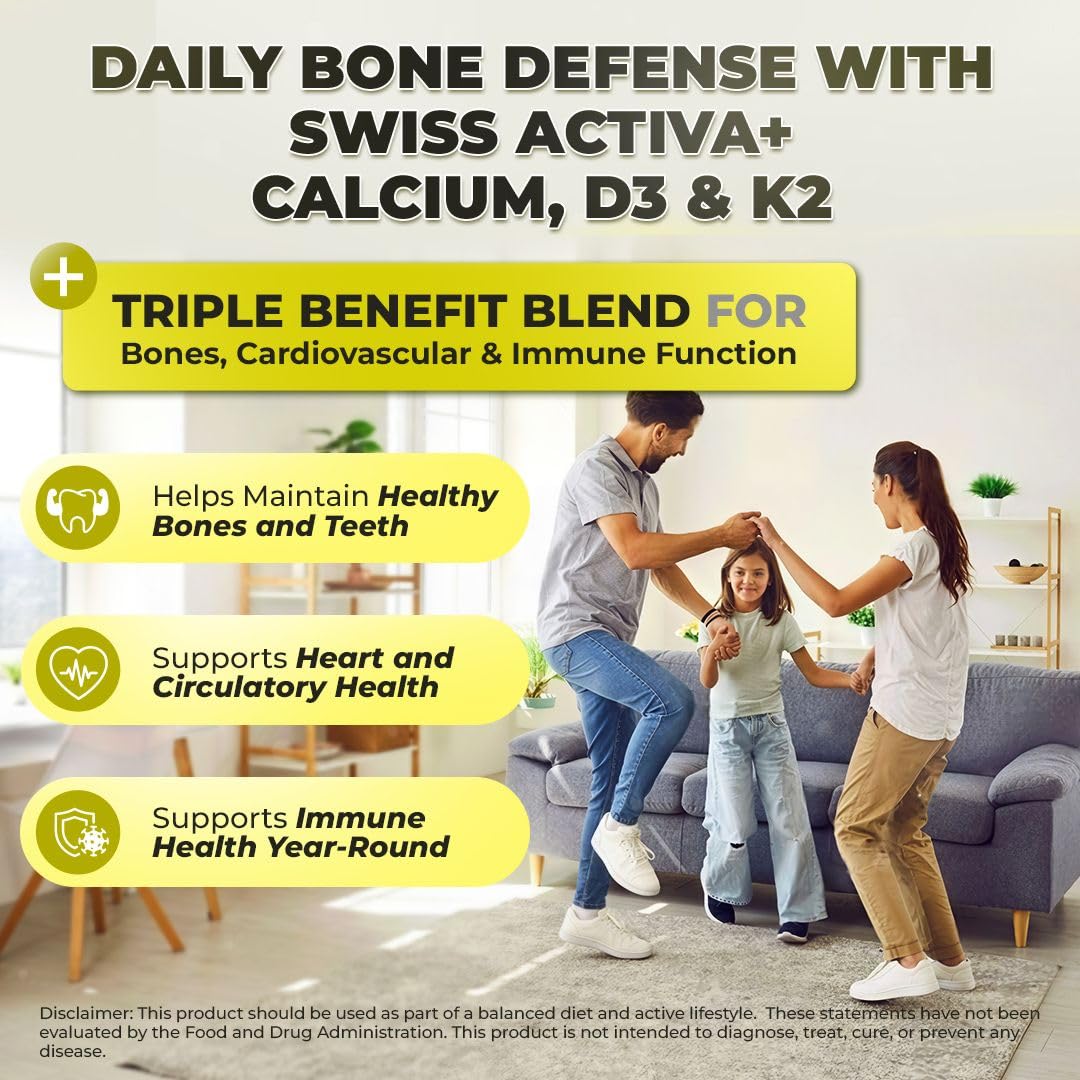 Vitamin D3 and K2 supplement