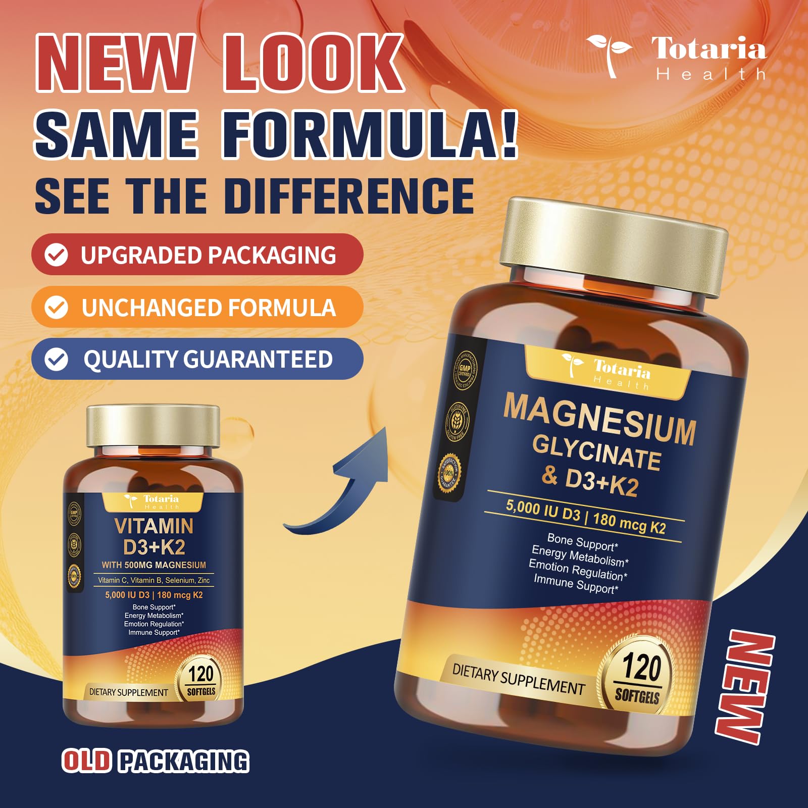 Vitamin D3 and magnesium benefits