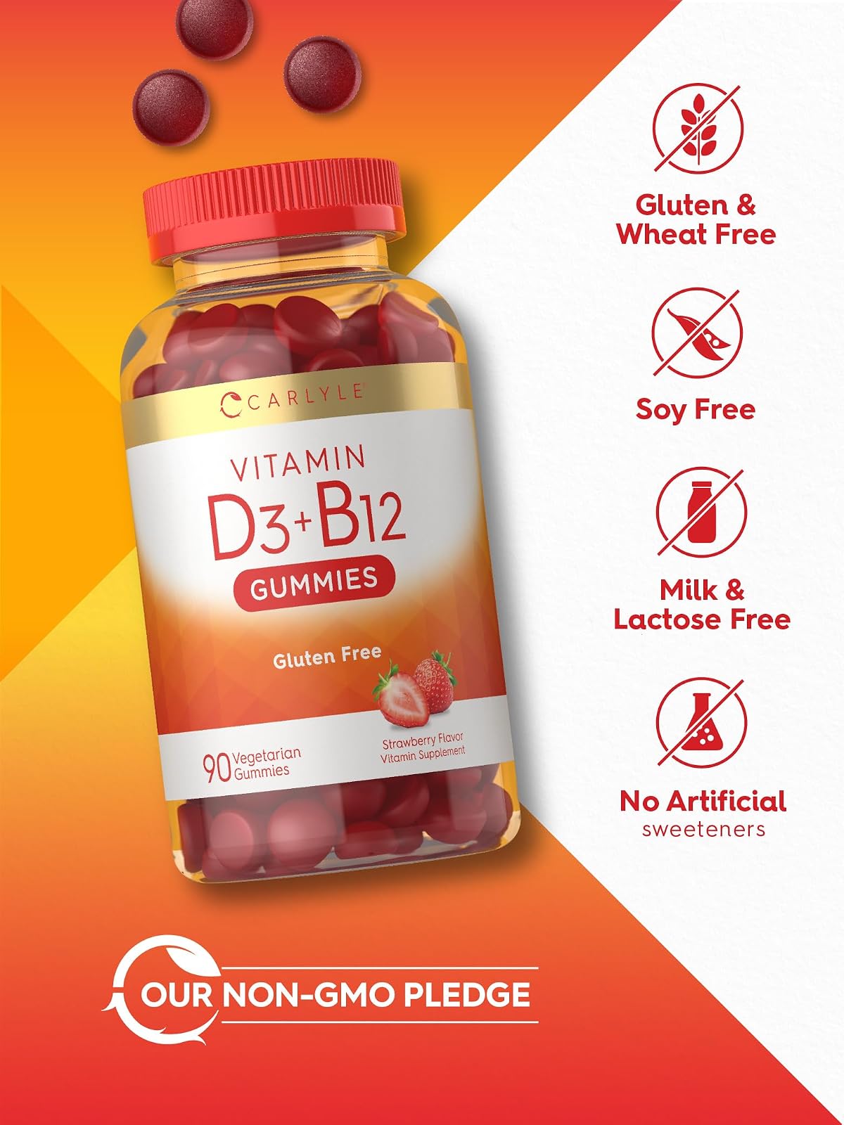 Vitamin D3 B12 complex for mood support