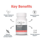 Vitamin D3 capsules for bone health