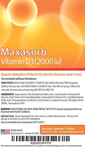 Vitamin D3 cream for healthy bones