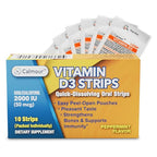 Vitamin D3 dissolvable strips pack