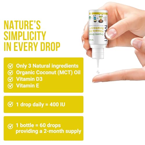 Vitamin D3 drops for daily wellness