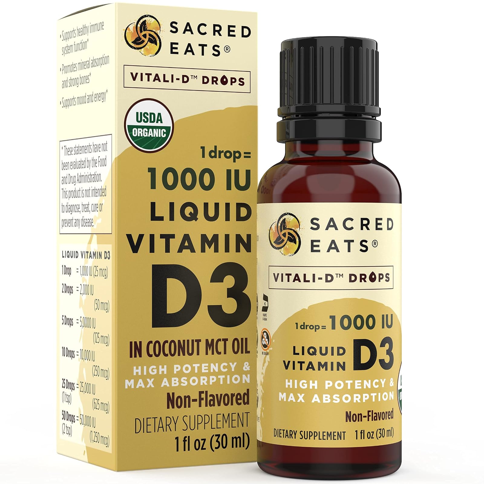 vitamin D3 drops for healthy mood