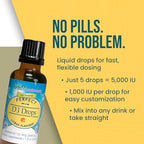 Vitamin D3 drops for immune support