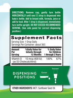Vitamin D3 drops for immune support