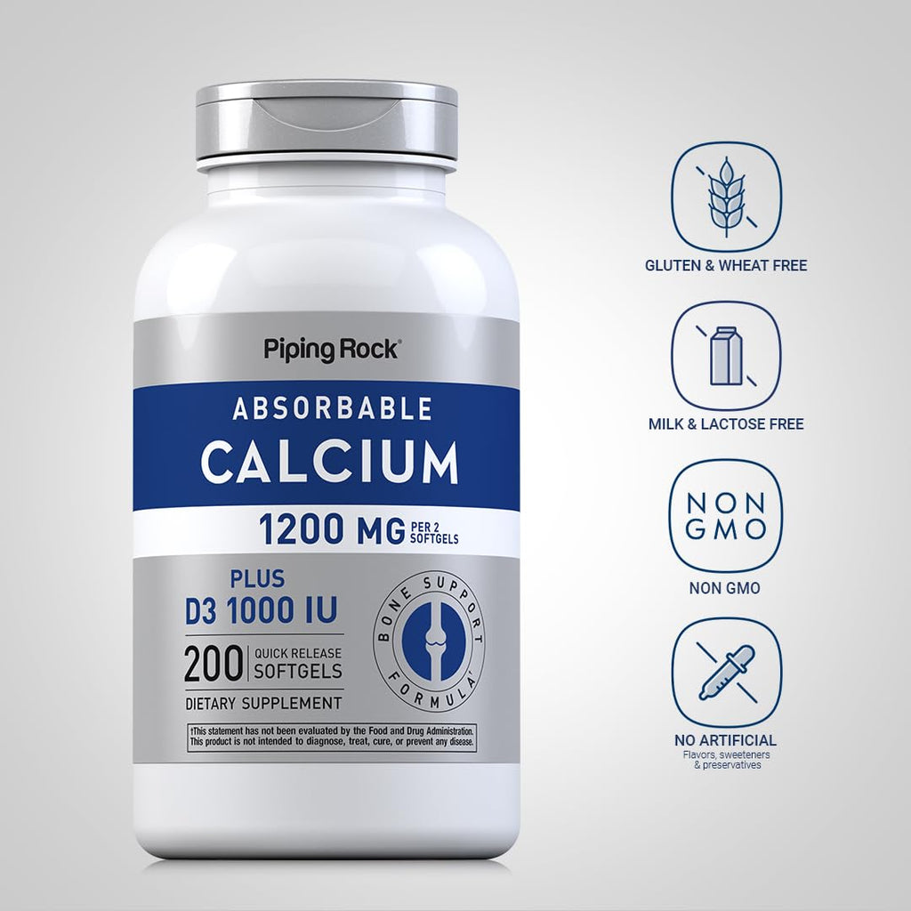 Vitamin D3 enhanced Calcium for absorption