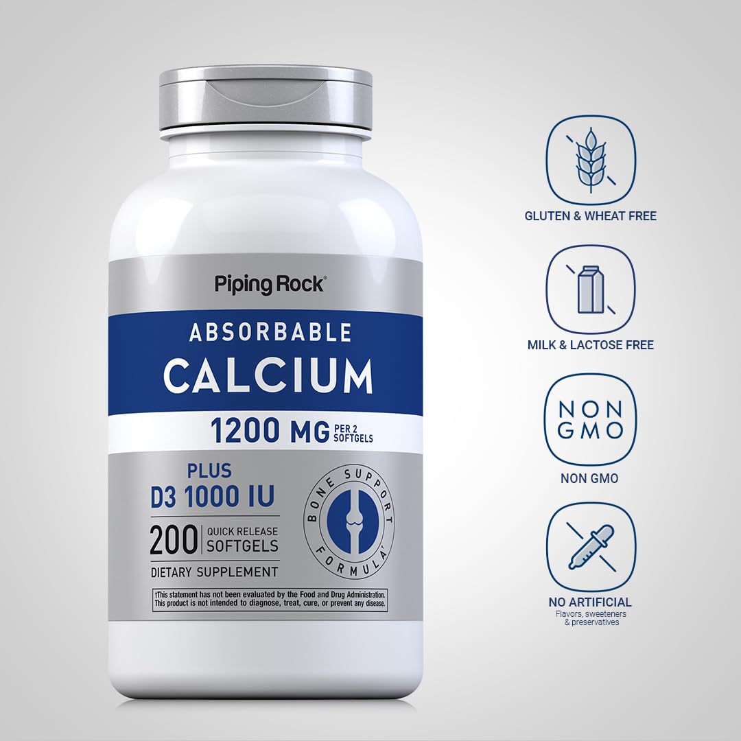 Vitamin D3 enhanced Calcium for absorption