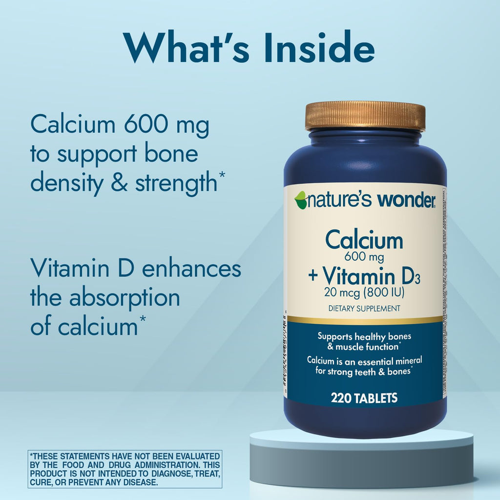 Vitamin D3 enhances calcium absorption