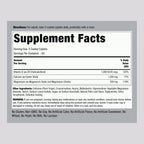 Vitamin D3 enriched calcium caplets