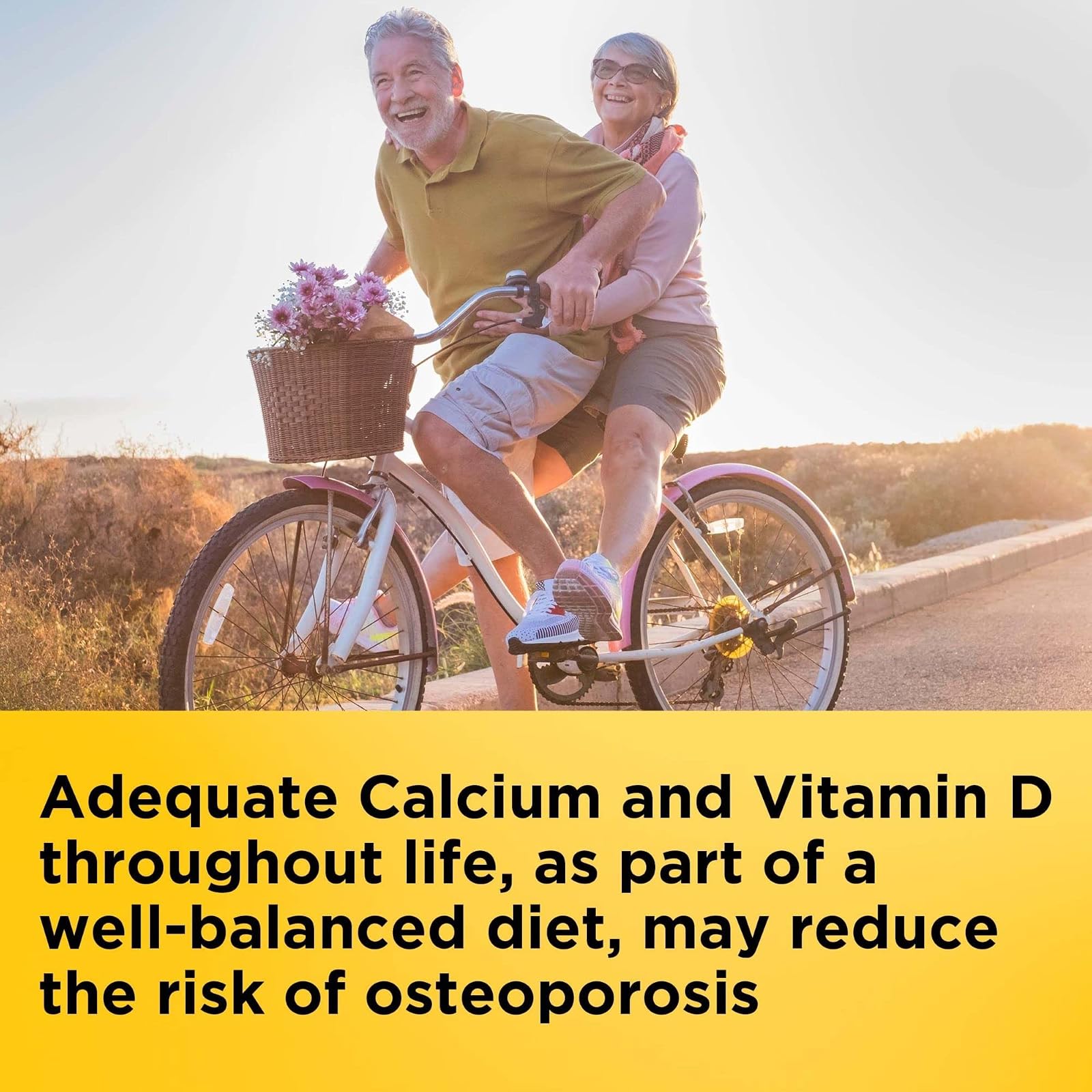 Vitamin D3 enriched calcium for better absorption