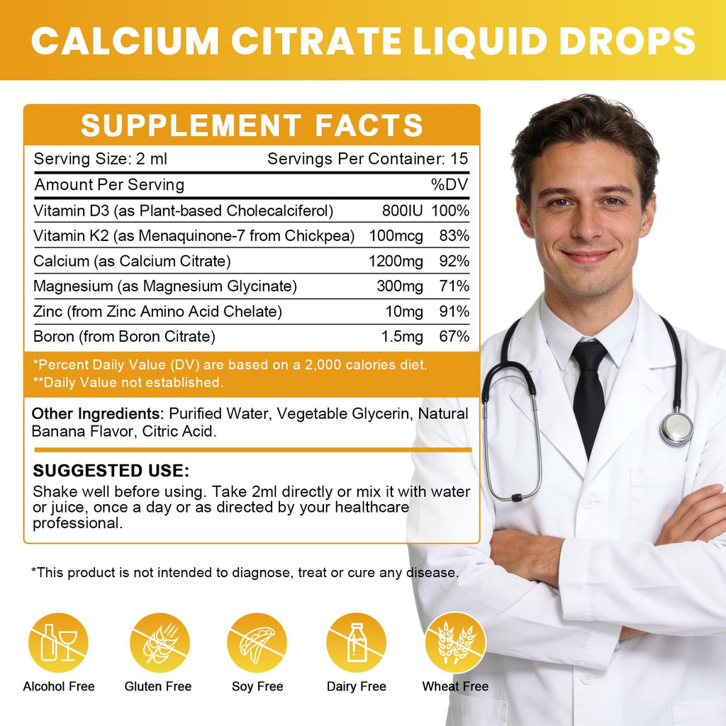 Vitamin D3 enriched calcium for better absorption