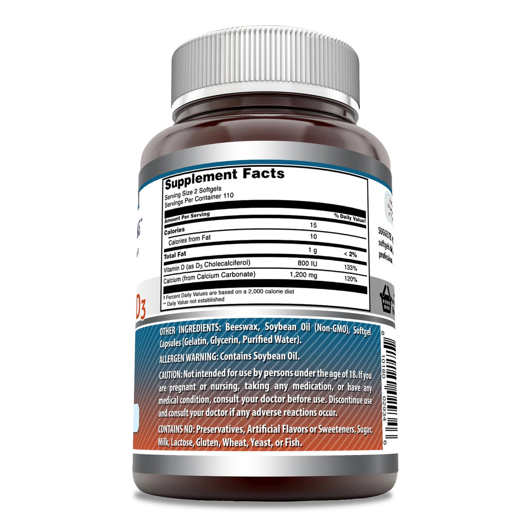 vitamin D3 enriched calcium formula