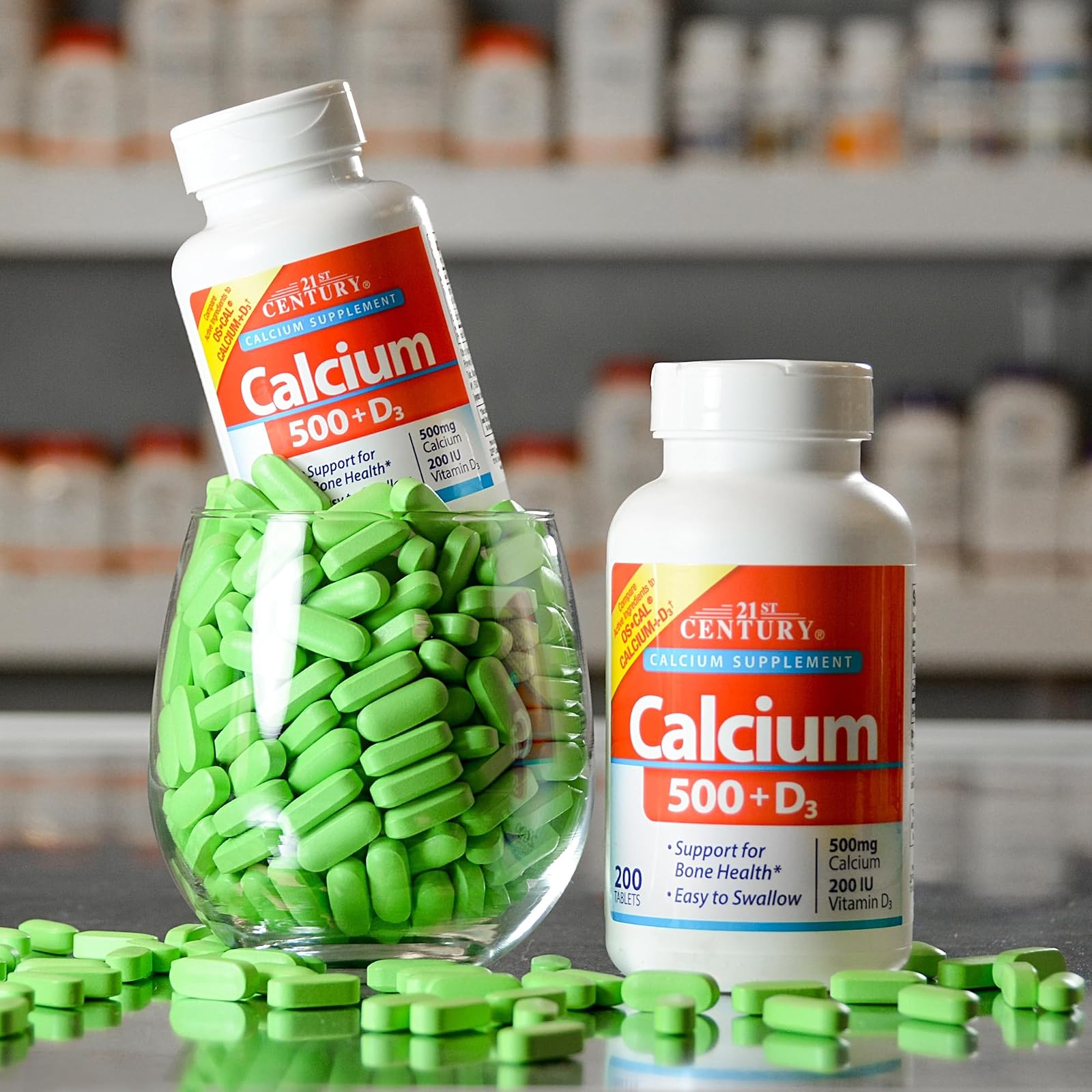 Vitamin D3 enriched calcium formula