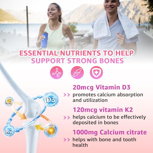 vitamin D3 enriched calcium gummies for absorption