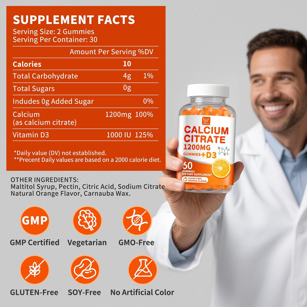 vitamin D3 enriched calcium gummies for immunity